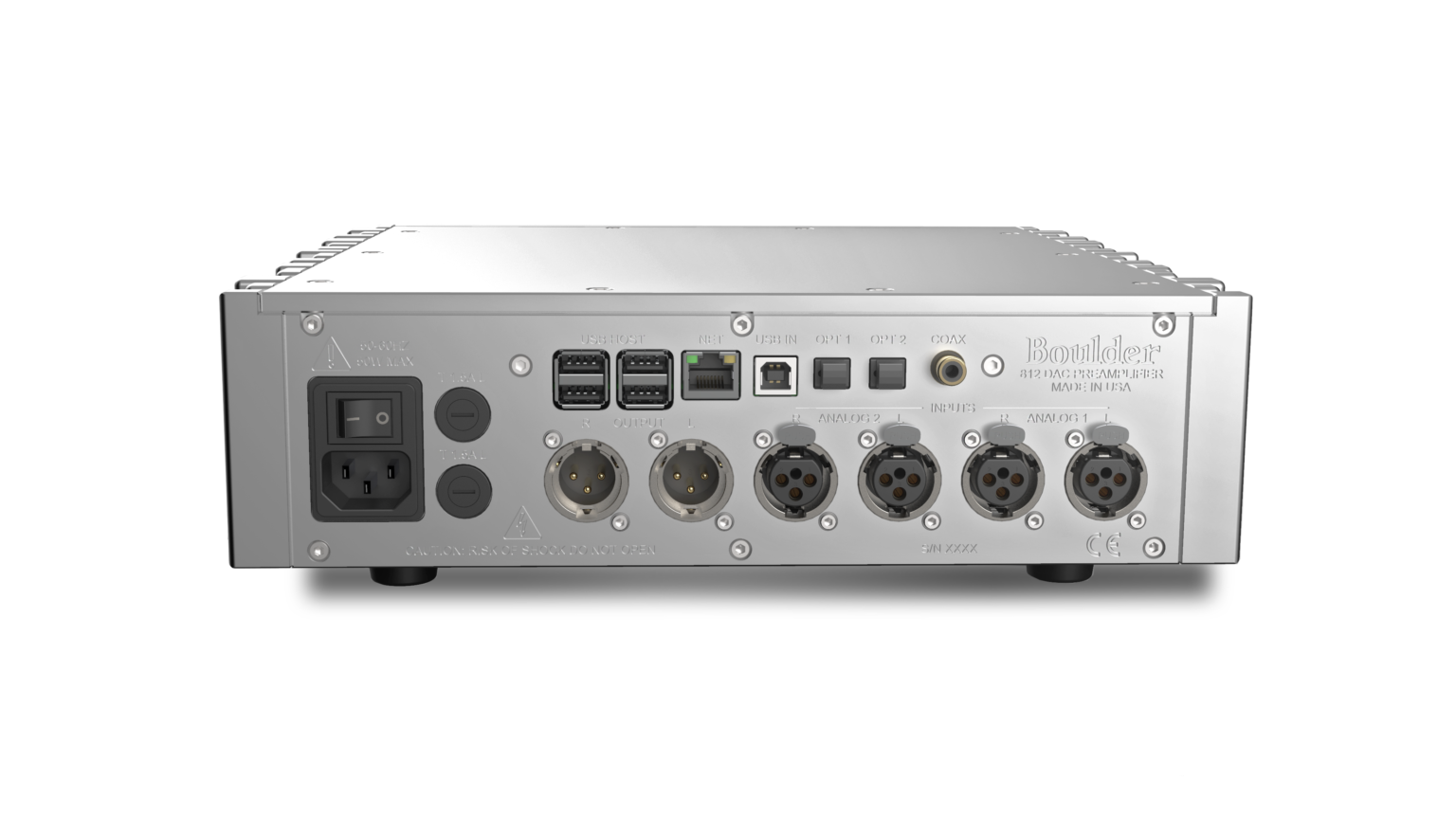 Rear Panel 812 - Boulder Amplifiers
